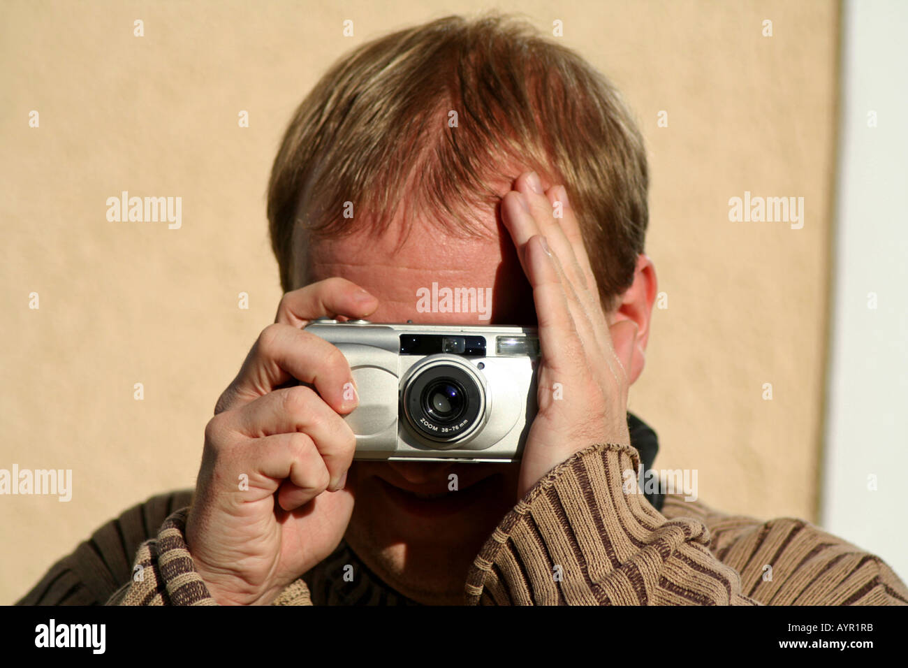 man taking picture Stock Photo - Alamy