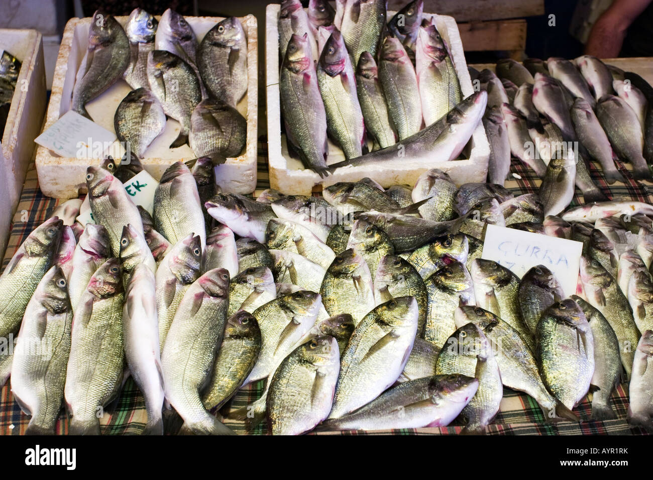 Turkish seafood market hi-res stock photography and images - Alamy