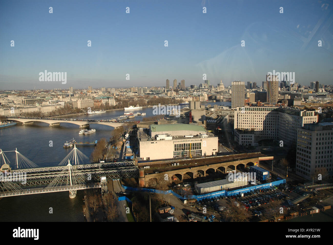 View from the London Eye Stock Photo - Alamy
