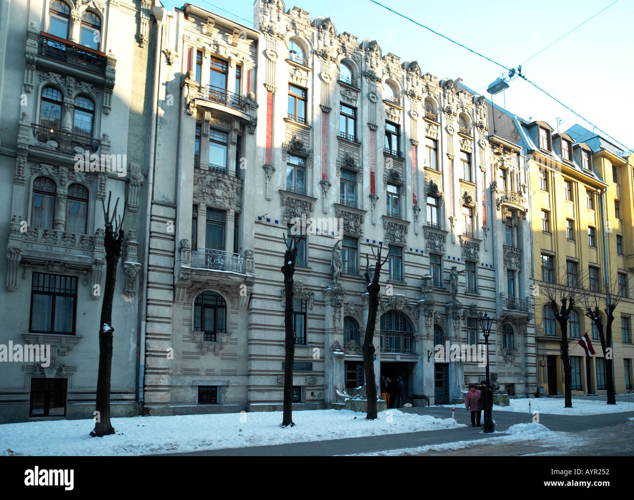 riga art deco Stock Photo - Alamy