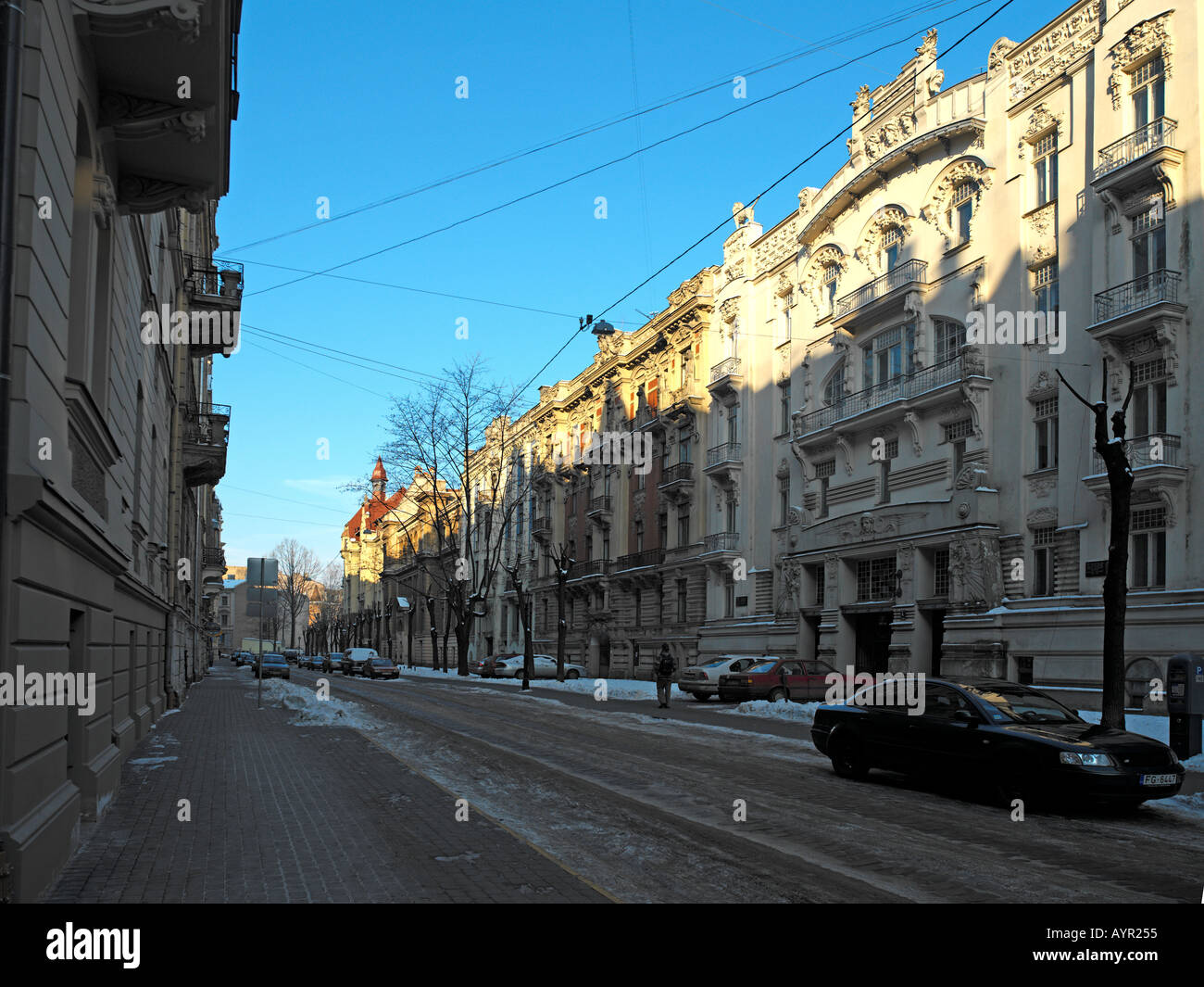 Albert street riga hi-res stock photography and images - Alamy