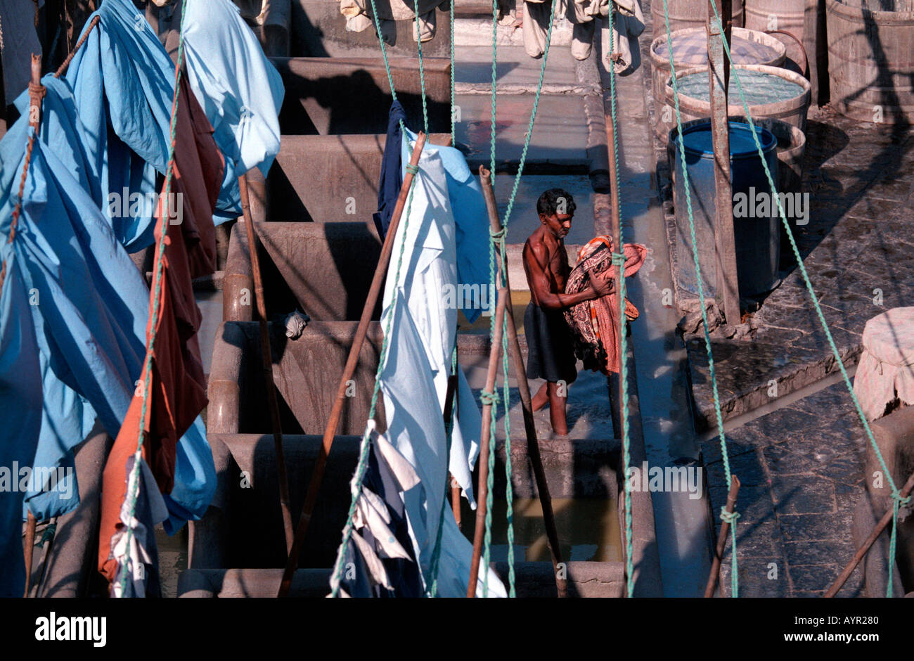 Dhobi Ghats Mumbai Bombay Stock Photo - Alamy