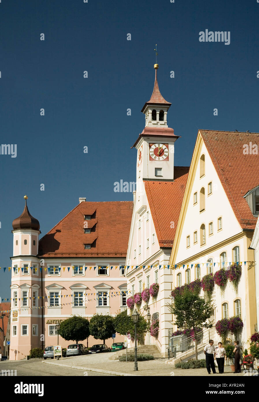 Market square in Greding, Bavaria, Germany Stock Photo - Alamy