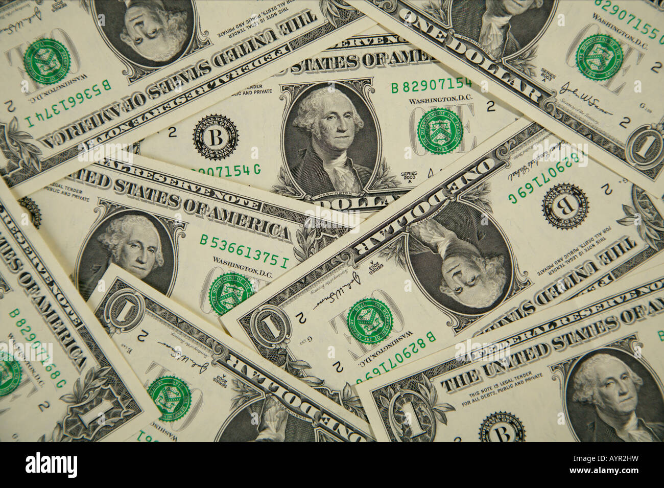 One Dollar banknote Stock Photo - Alamy