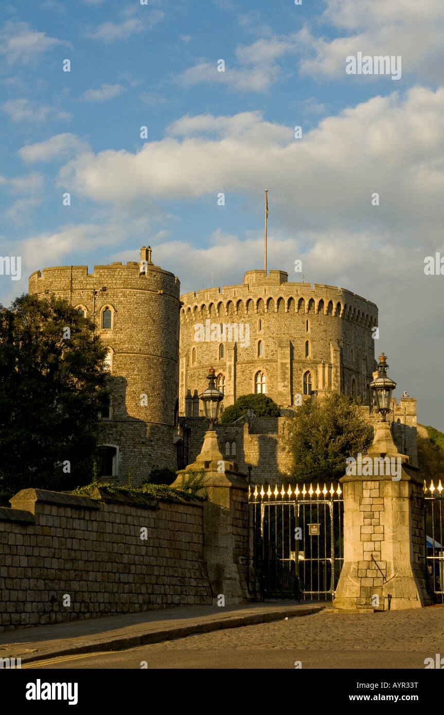 Windsor Castle in spring evening sunshine England Stock Photo - Alamy