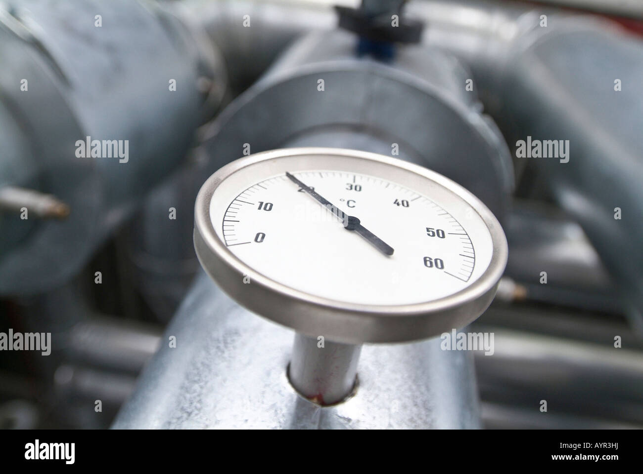 Gauge on a water filtration device, geothermal water heating ...