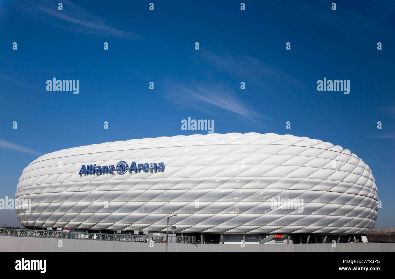 Allianz Arena, football stadium in Munich, Bavaria, Germany Stock Photo ...