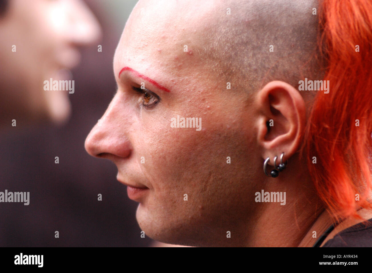 Goths during Castle Party Music Festival in Bolkow Poland Stock Photo ...