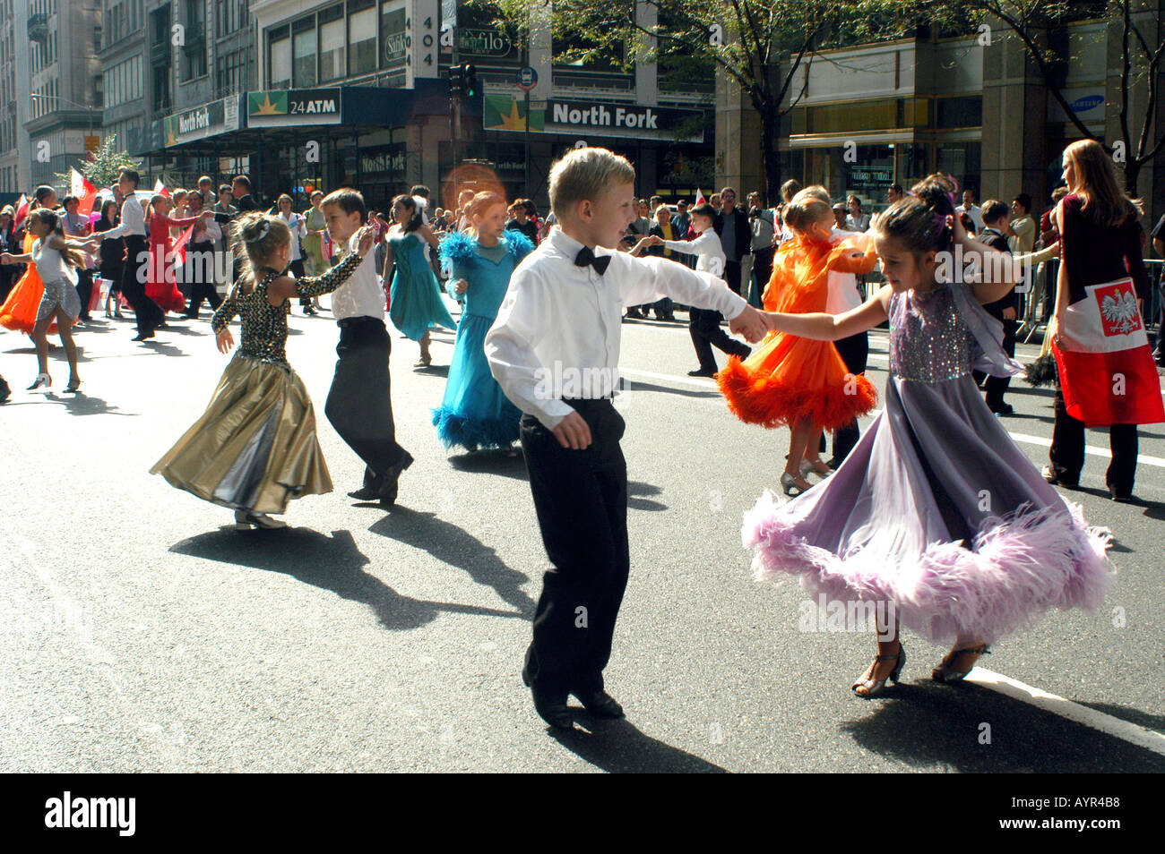 Polish children perform their Ballroom Dancing routines in the 65th ...