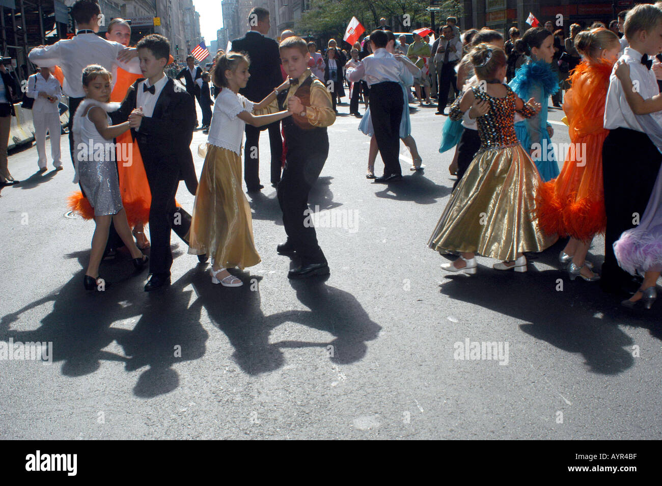 Polish children perform their Ballroom Dancing routines in the 65th ...