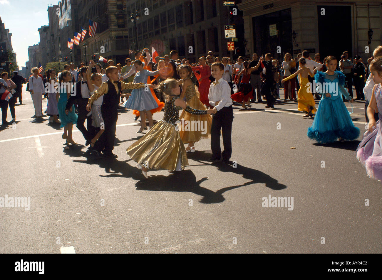 Polish children perform their Ballroom Dancing routines in the 65th ...