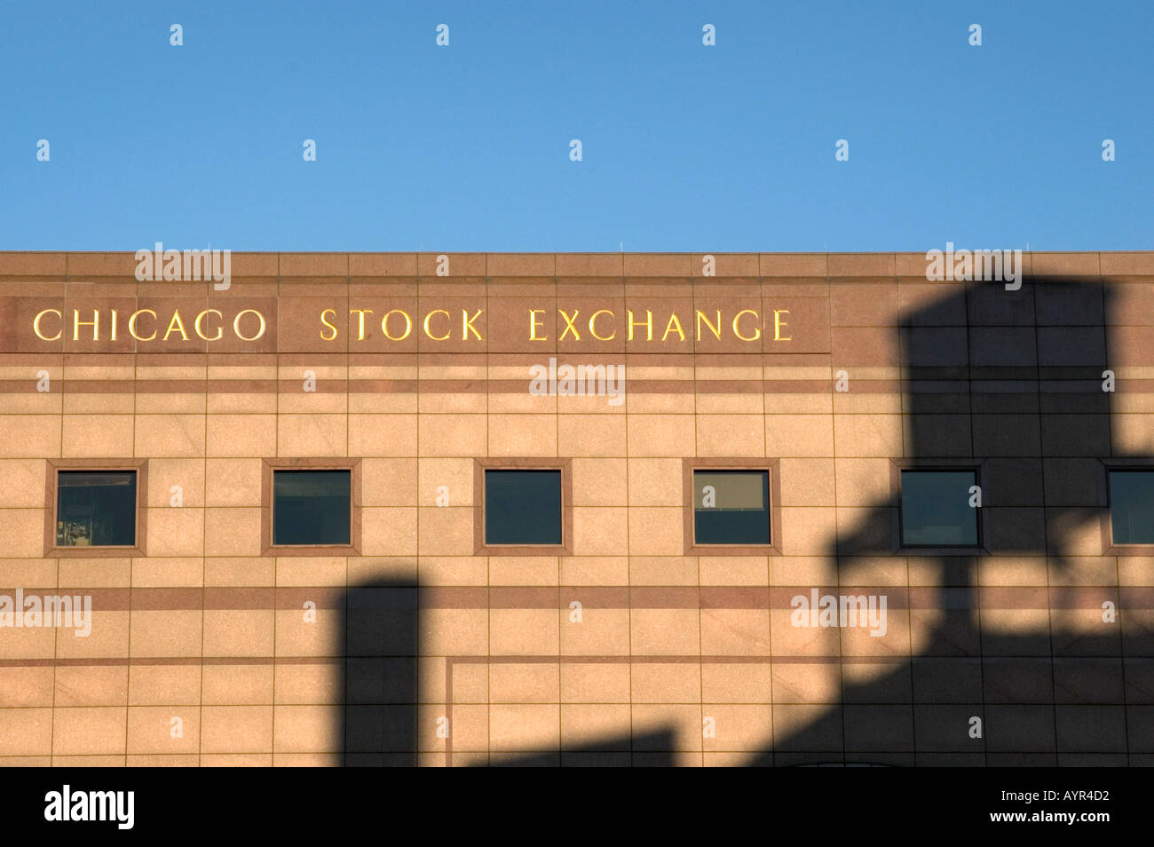 CHICAGO STOCK EXCHANGE IN THE FINANCIAL DISTRICT OF DOWNTOWN CHICAGO ...