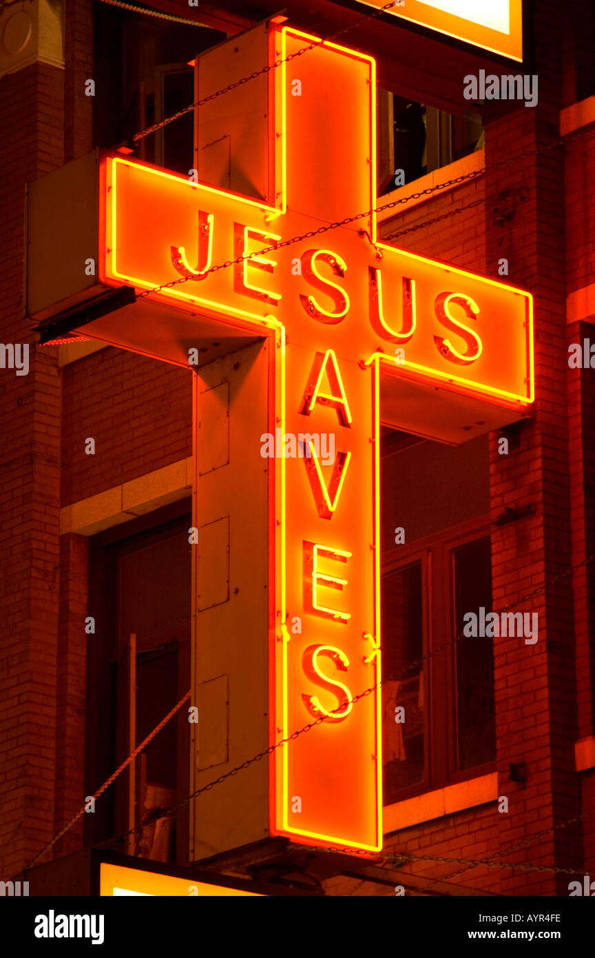 Jesus saves hi-res stock photography and images - Alamy