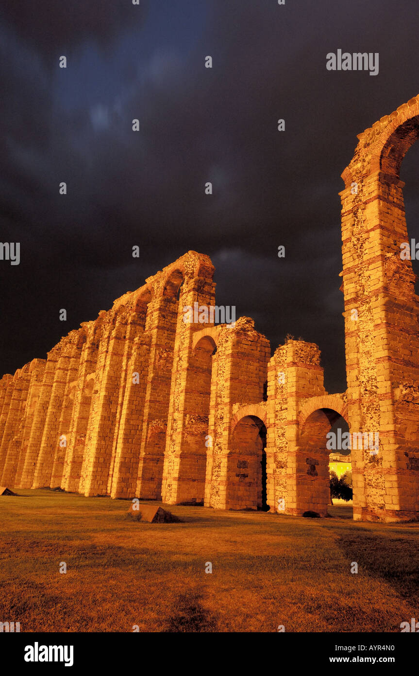 Aqueducts Los Milagros Merida Spain High Resolution Stock Photography ...