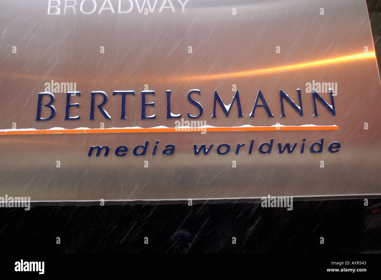 The Bertelsmann Building in Times Square Stock Photo - Alamy