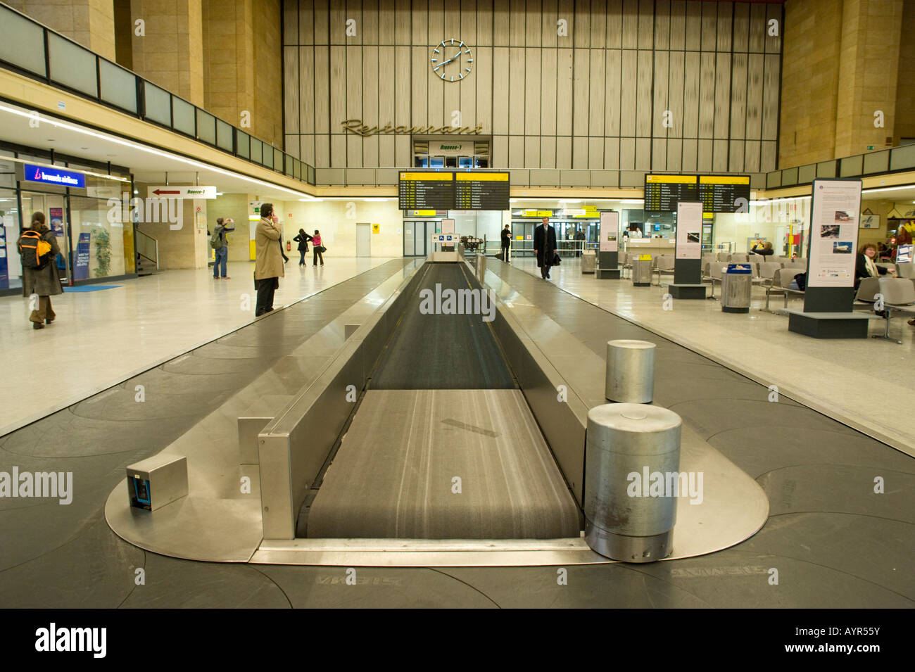 Interior of Tempelhof Airport in Berlin 2008 The Nazi era airport is of ...