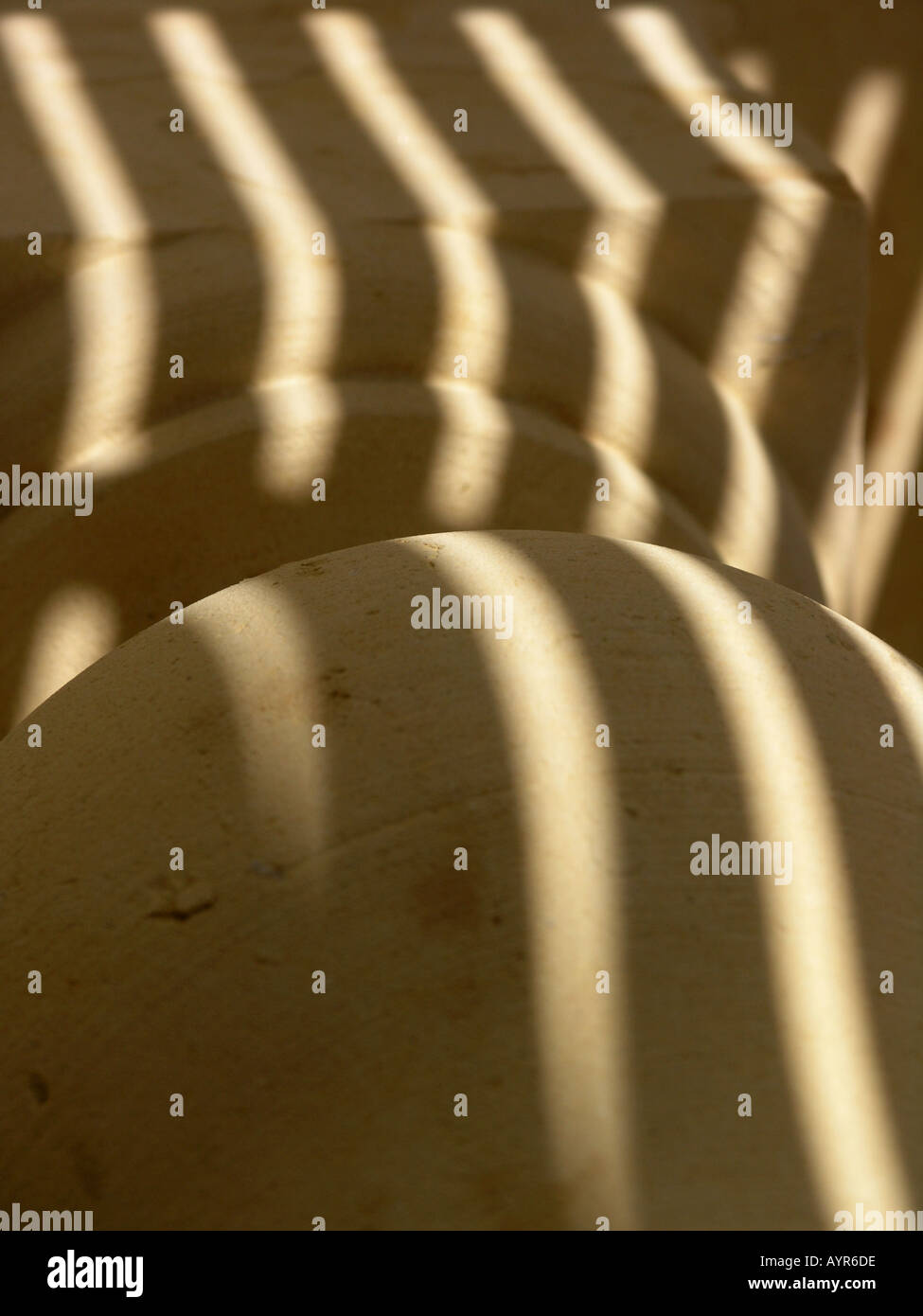 Shadows on a sandstone pillar Stock Photo - Alamy