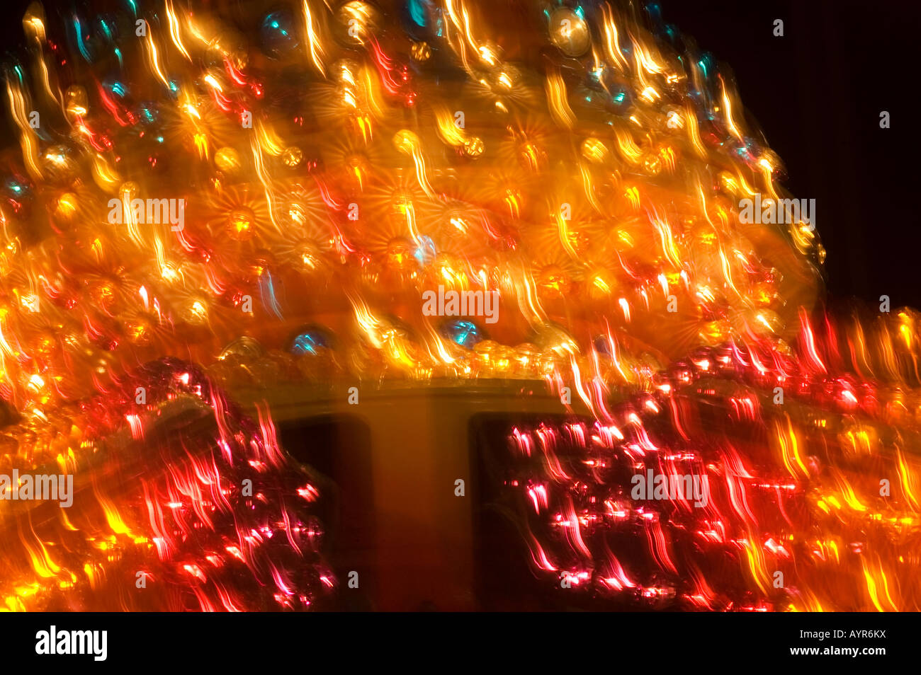 spinning lights at fair Stock Photo - Alamy