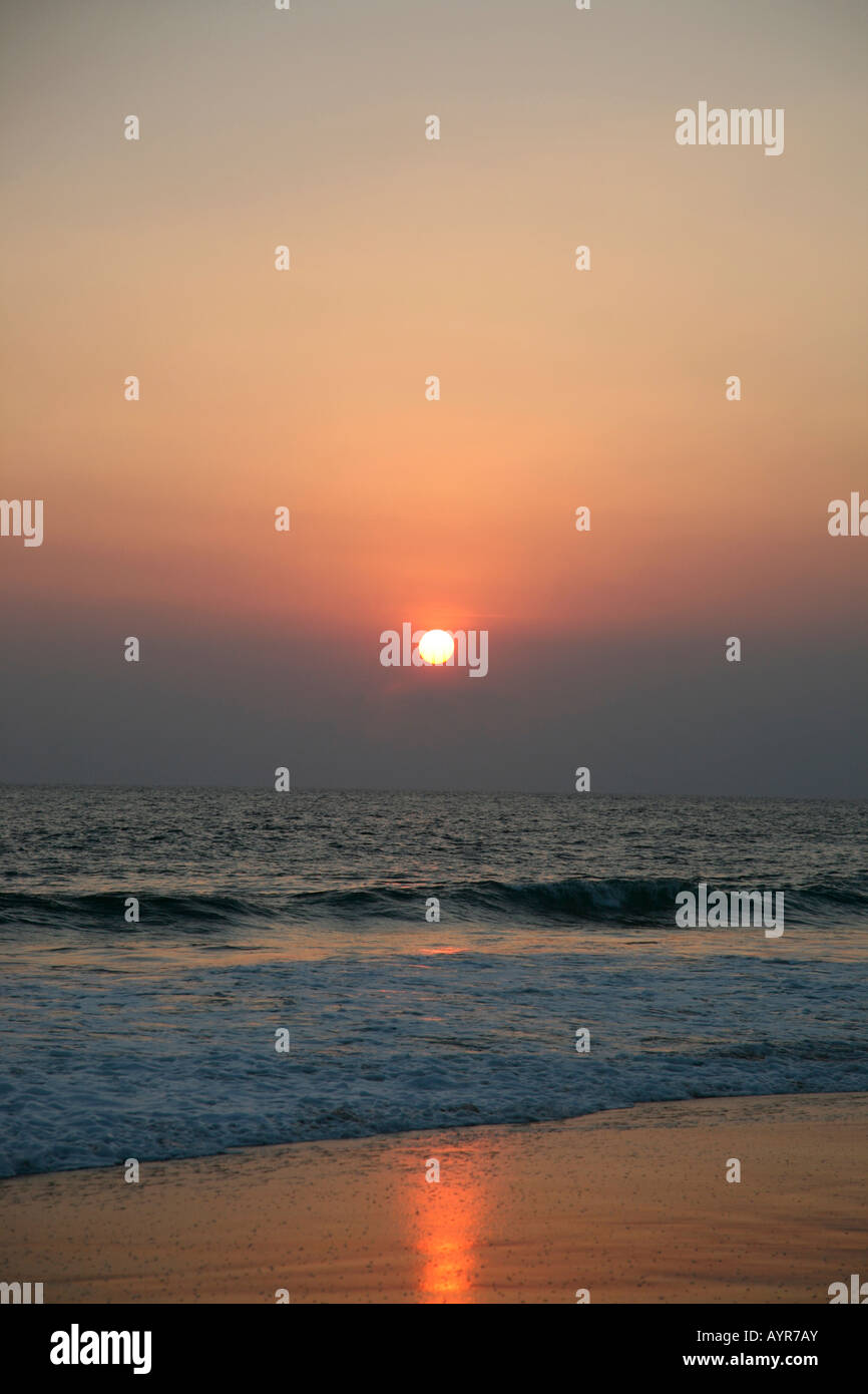 sunset at kovalam,kerala,india Stock Photo - Alamy