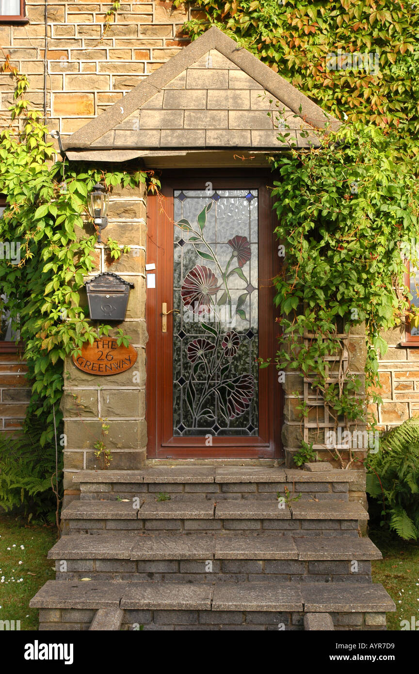 Entrance to Welsh countryside house Stock Photo - Alamy