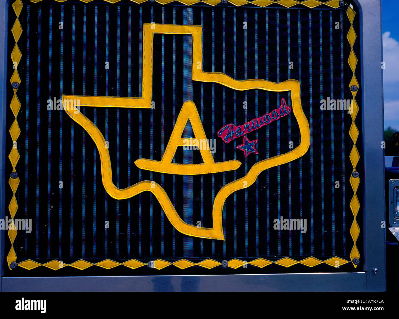 Texas symbol on truck front Texas USA. Photo by Willy Matheisl Stock ...