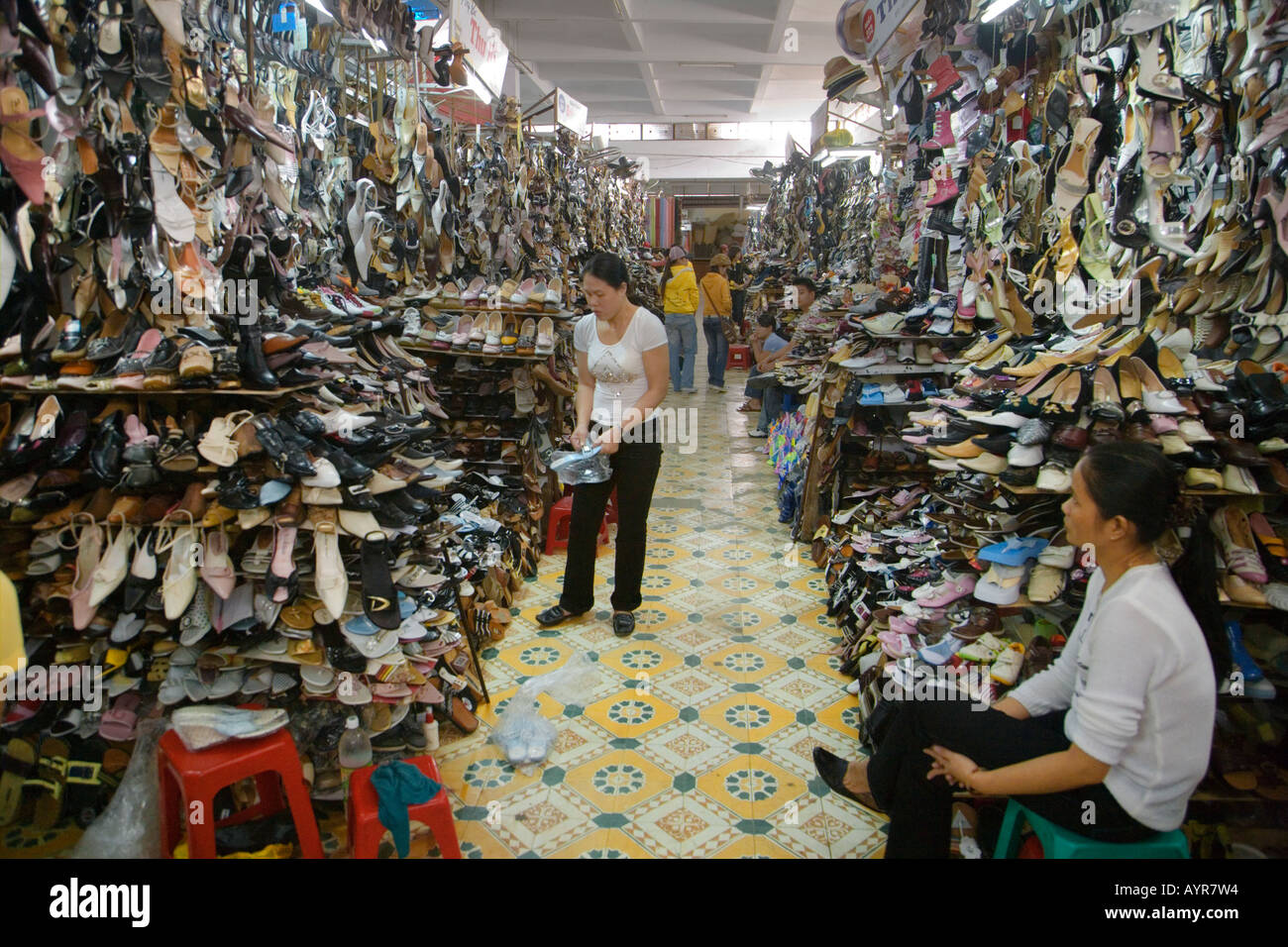 Amazing shoe store, Danang, Vietnam Stock Photo - Alamy