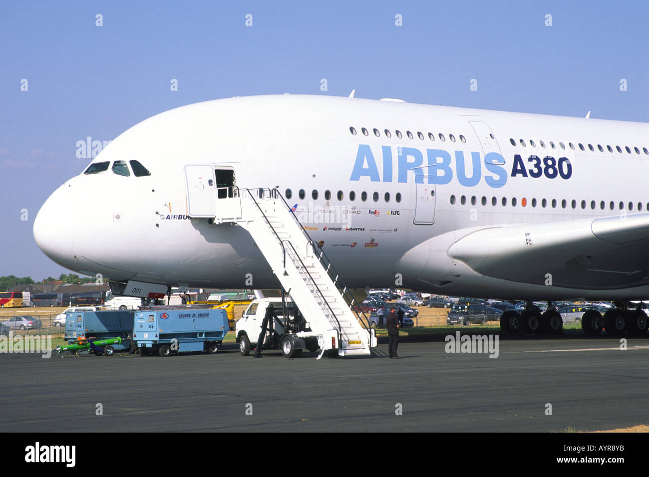 Double decker plane hi-res stock photography and images - Alamy