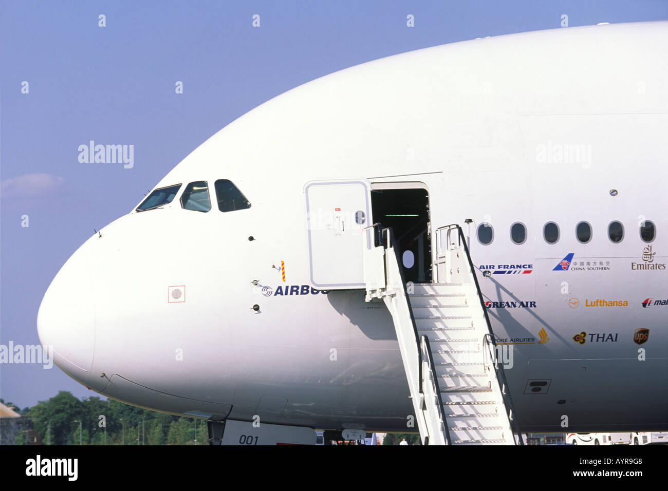 A380 stairs hi-res stock photography and images - Alamy