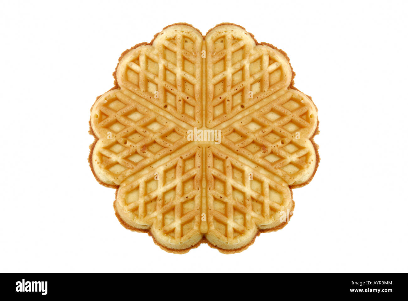 Heart-shaped waffle, Belgian waffle Stock Photo - Alamy