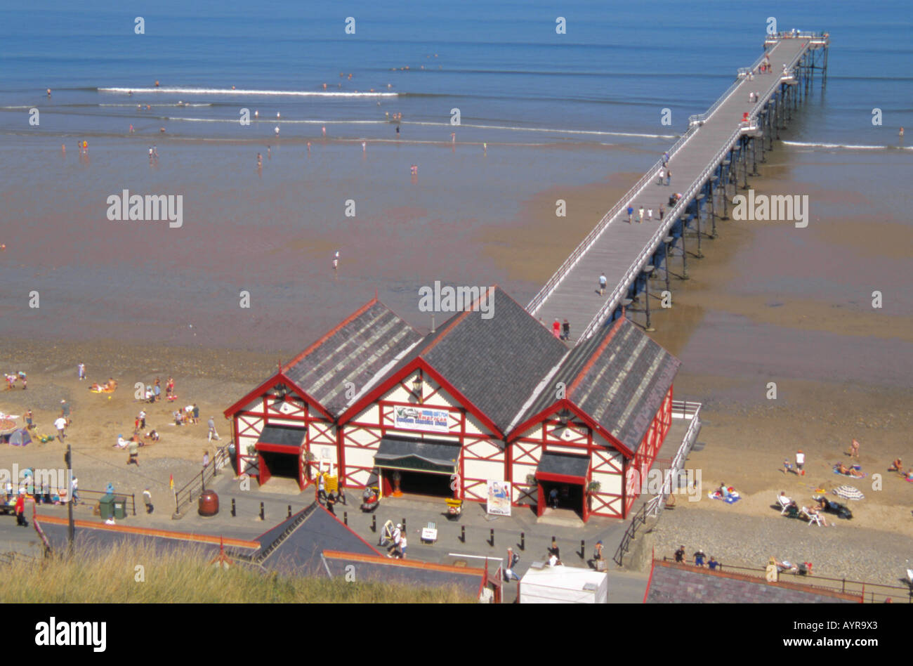 The 19th century Victorian pier, Saltburn-by-the-Sea, Cleveland ...