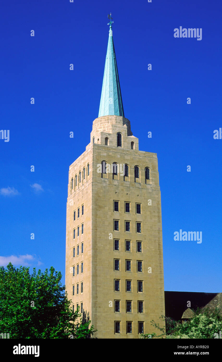 Nuffield College tower and spire Oxford England Stock Photo - Alamy