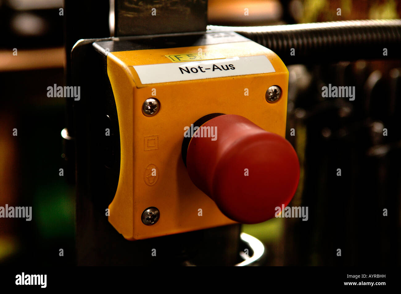 Emergency stop switch hi-res stock photography and images - Alamy