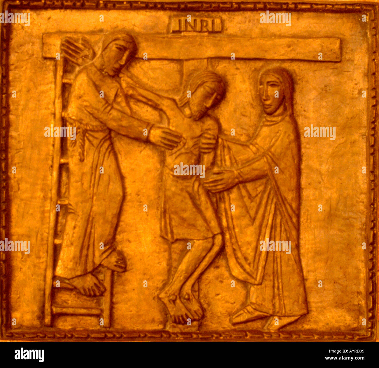 Stations of the Cross number thirteen Jesus taken from cross after ...