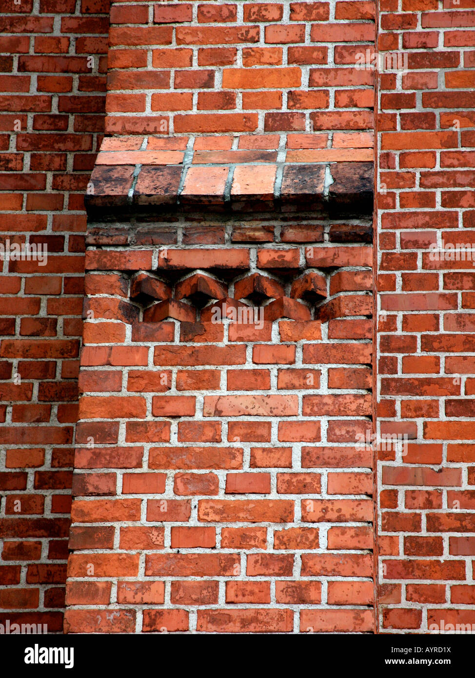 Chimney seen from the outside, showing vents to the outside, high up ...