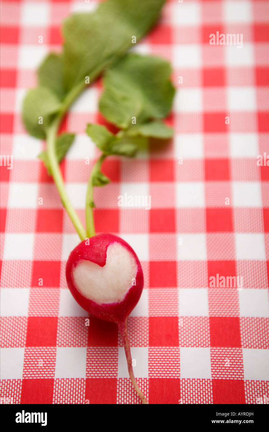 Radish with heart-shaped symbol Stock Photo - Alamy