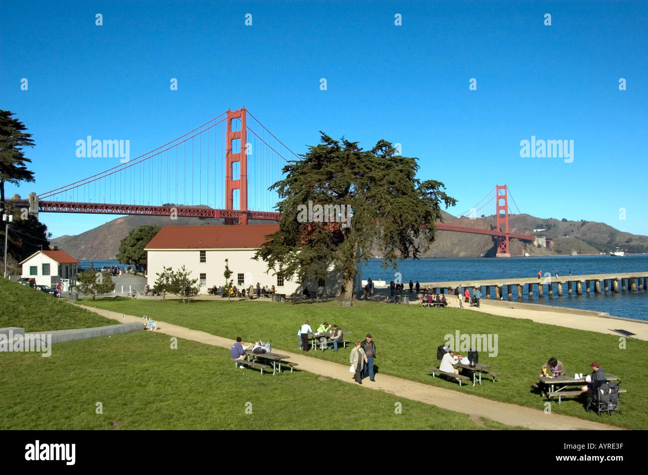 CRISSY FIELD PICNIC AREA SAN FRANCISCO CALIFORNIA UNITED STATES OF ...