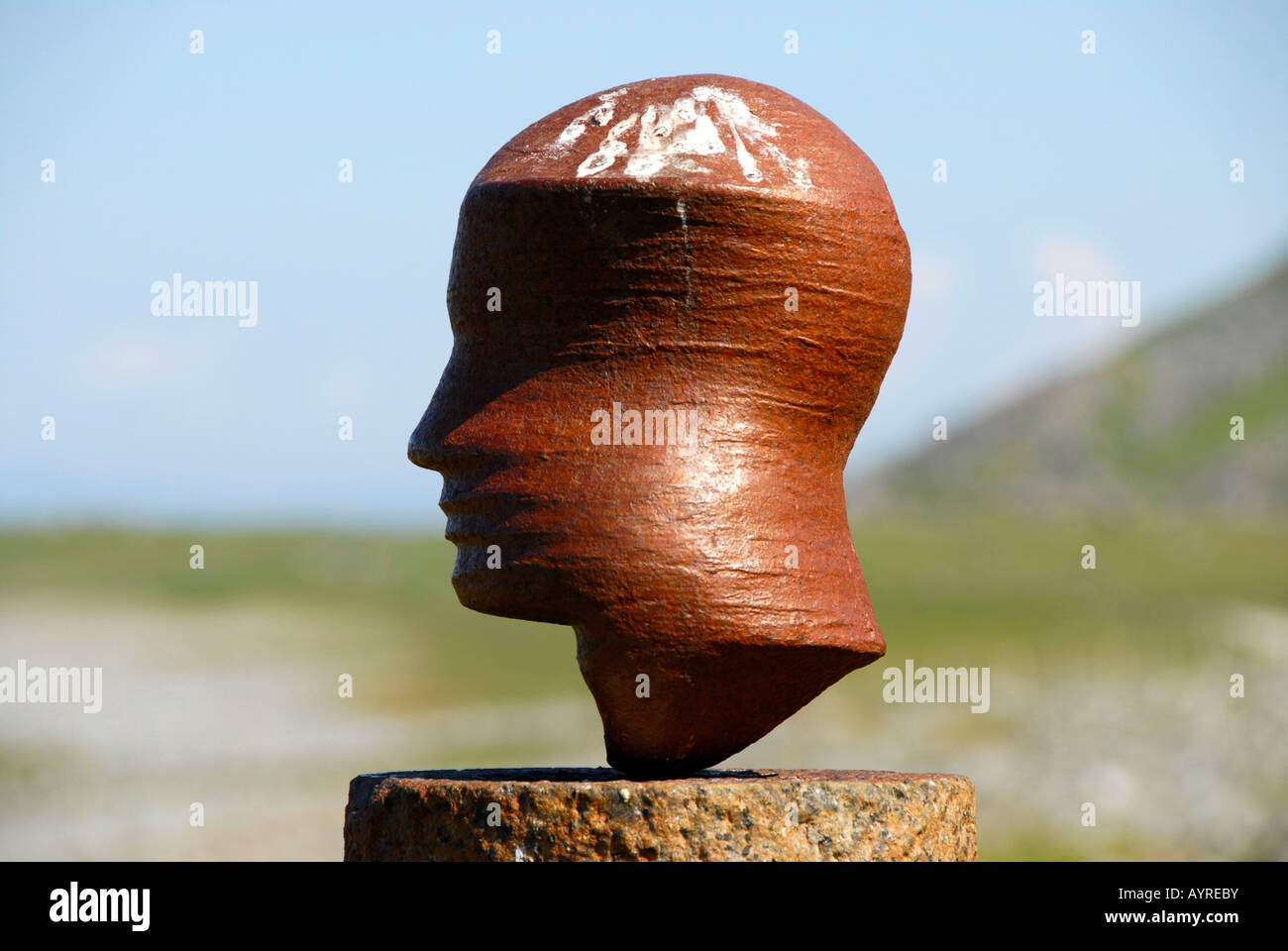 Skulptur kopf norwegen hi-res stock photography and images - Alamy