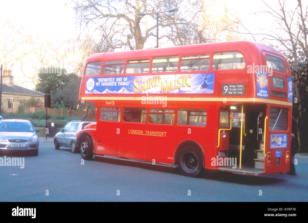 London England red double decker bus Stock Photo - Alamy