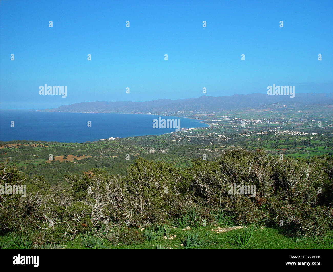 Coastline of Polis Cyprus Stock Photo - Alamy