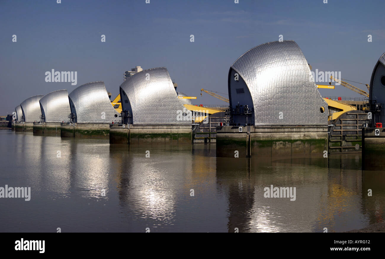 The Thames Flood Barrier Stock Photo - Alamy