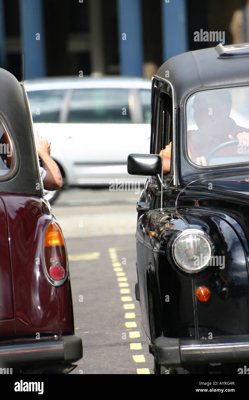 English taxi cabs, London, England, UK Stock Photo - Alamy