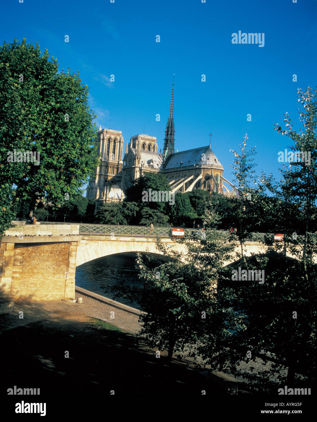 Bridge with Cathedral Stock Photo - Alamy