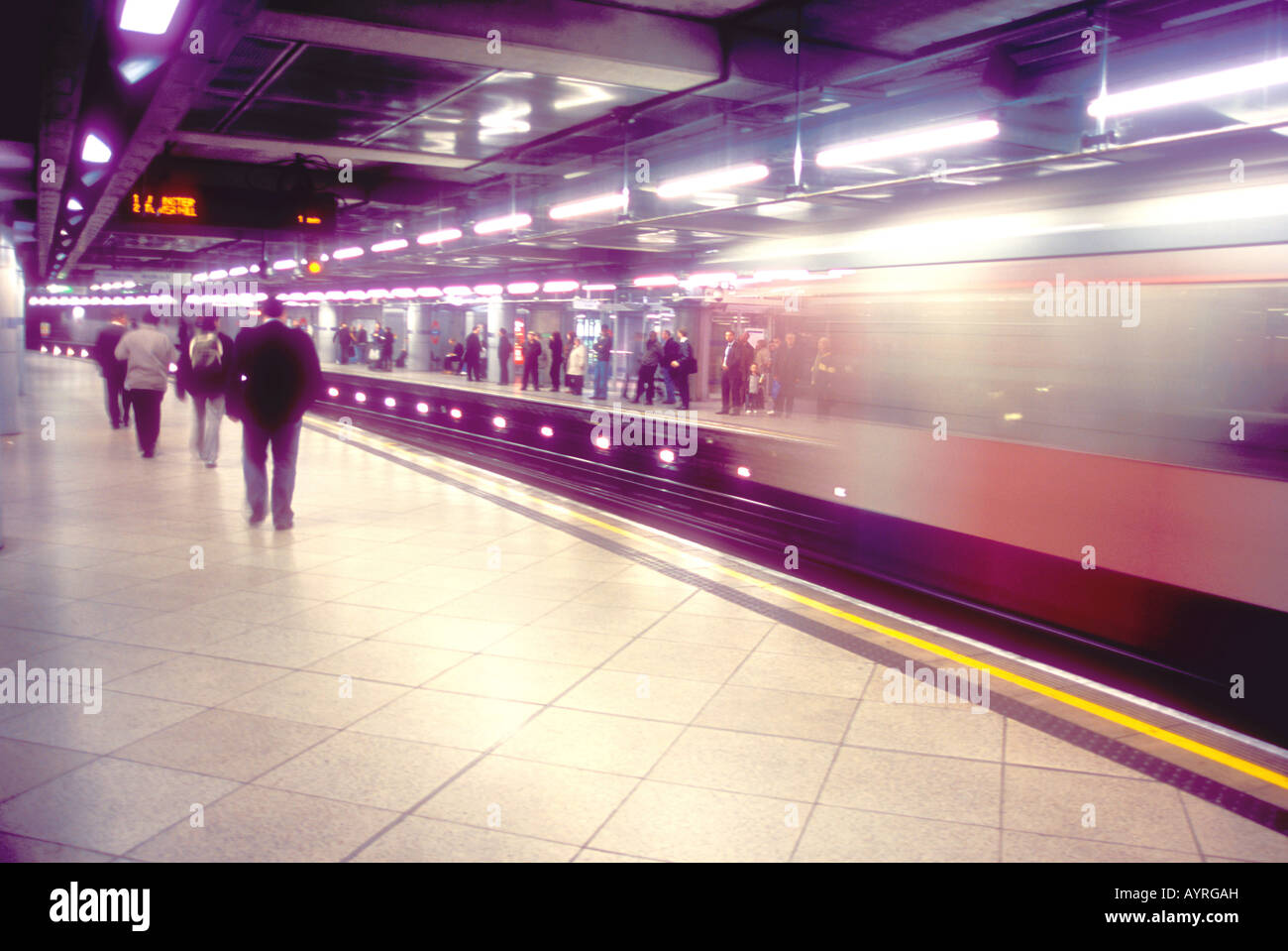 London Underground Tube train station Stock Photo - Alamy