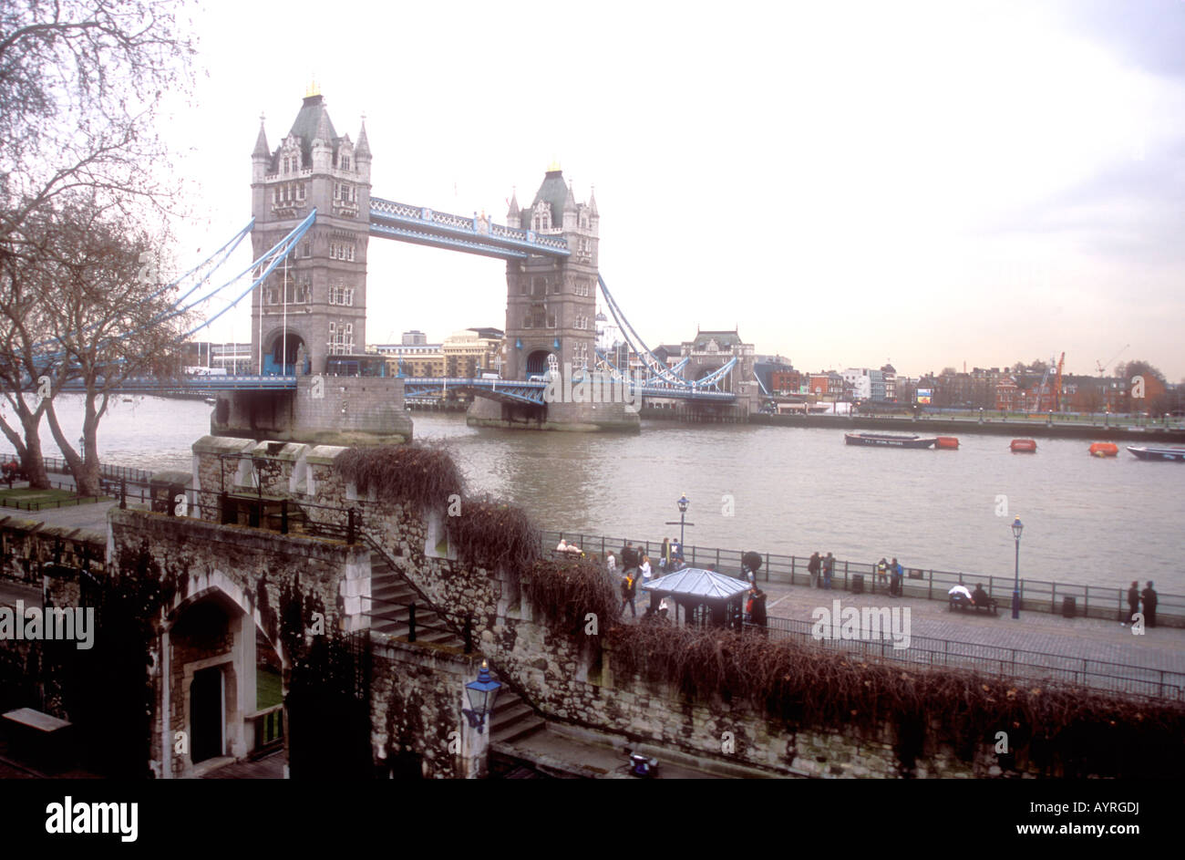 Tower Bridge over the Thames in London England Stock Photo - Alamy