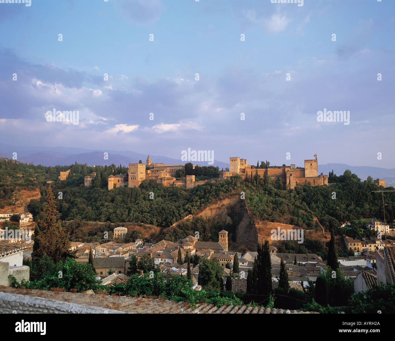 Overview of Town Stock Photo - Alamy