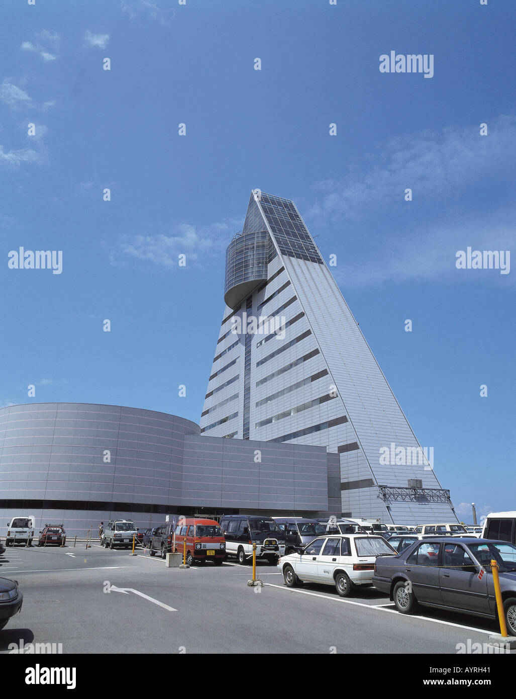 Modern Triangle Building Stock Photo - Alamy