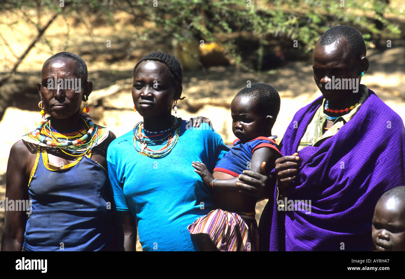 Pokot family, West Pokot district, Kenya, East Africa Stock Photo - Alamy