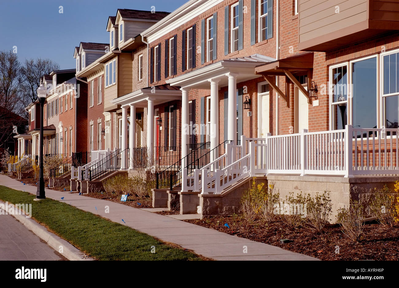 New Suburban Housing Stock Photo - Alamy