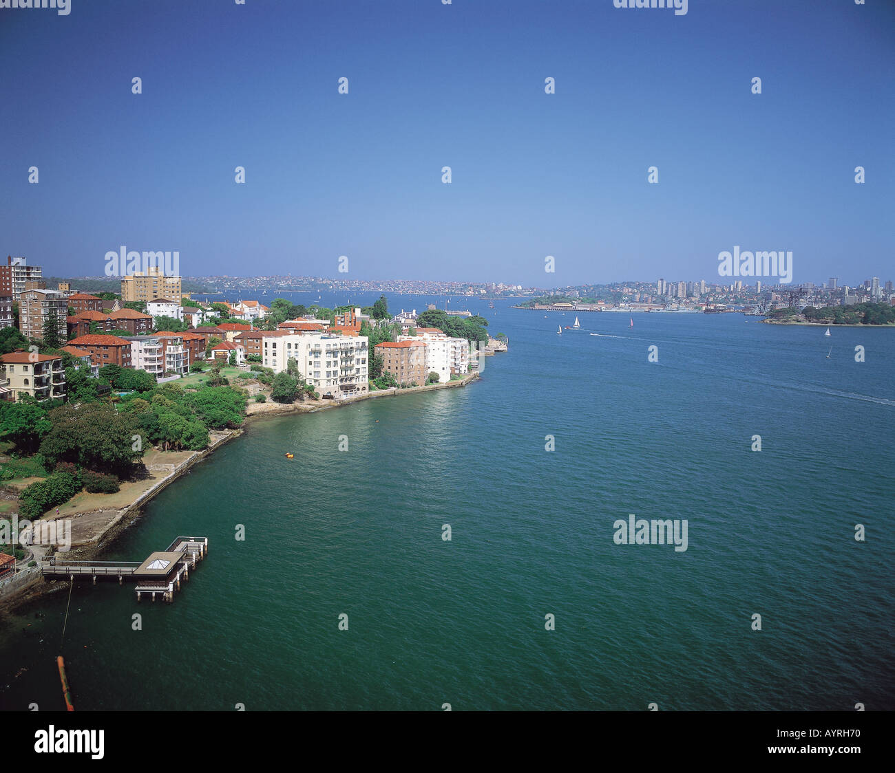 Buildings near Ocean Stock Photo - Alamy