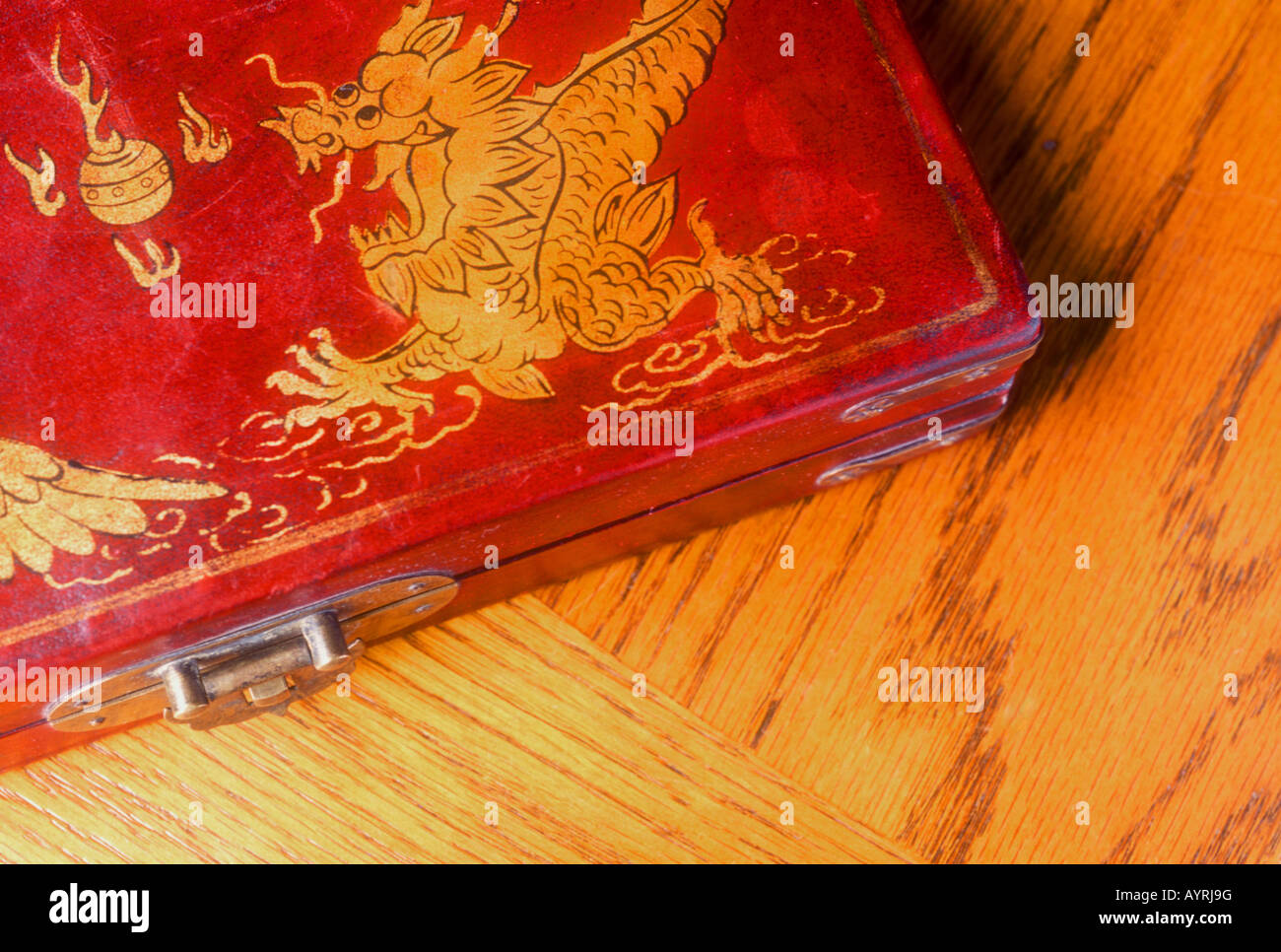 Chinese decorative art box Stock Photo - Alamy